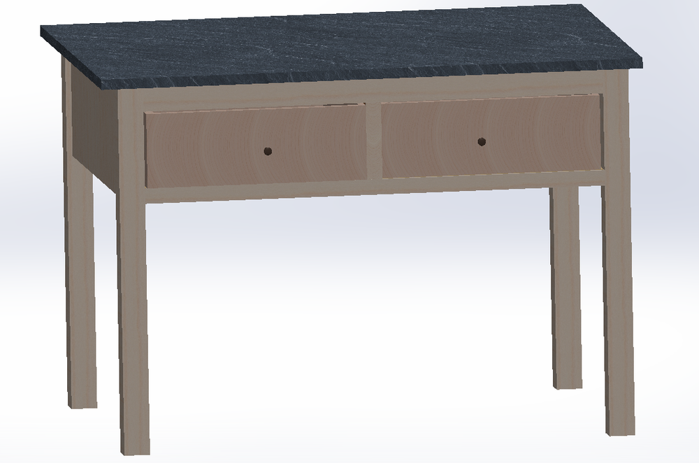 Kitchen table: behind this new build for our kitchen — REBECCA & GENEVIEVE