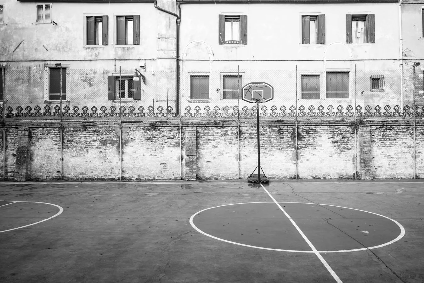 Il campo da basket a Cannaregio