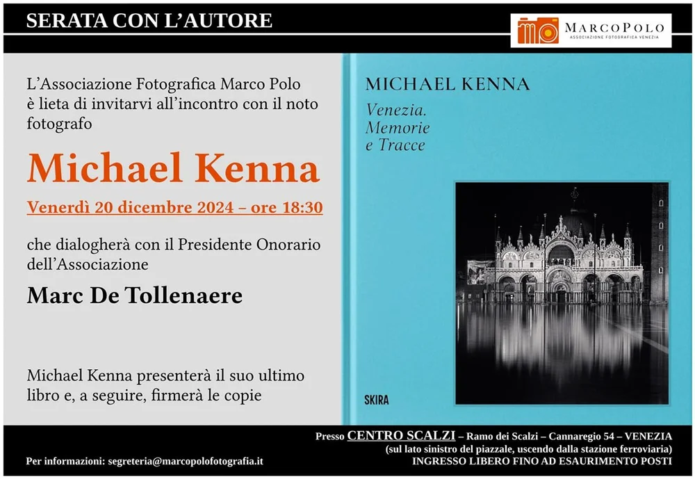 Presenting Michael Kenna in Venice