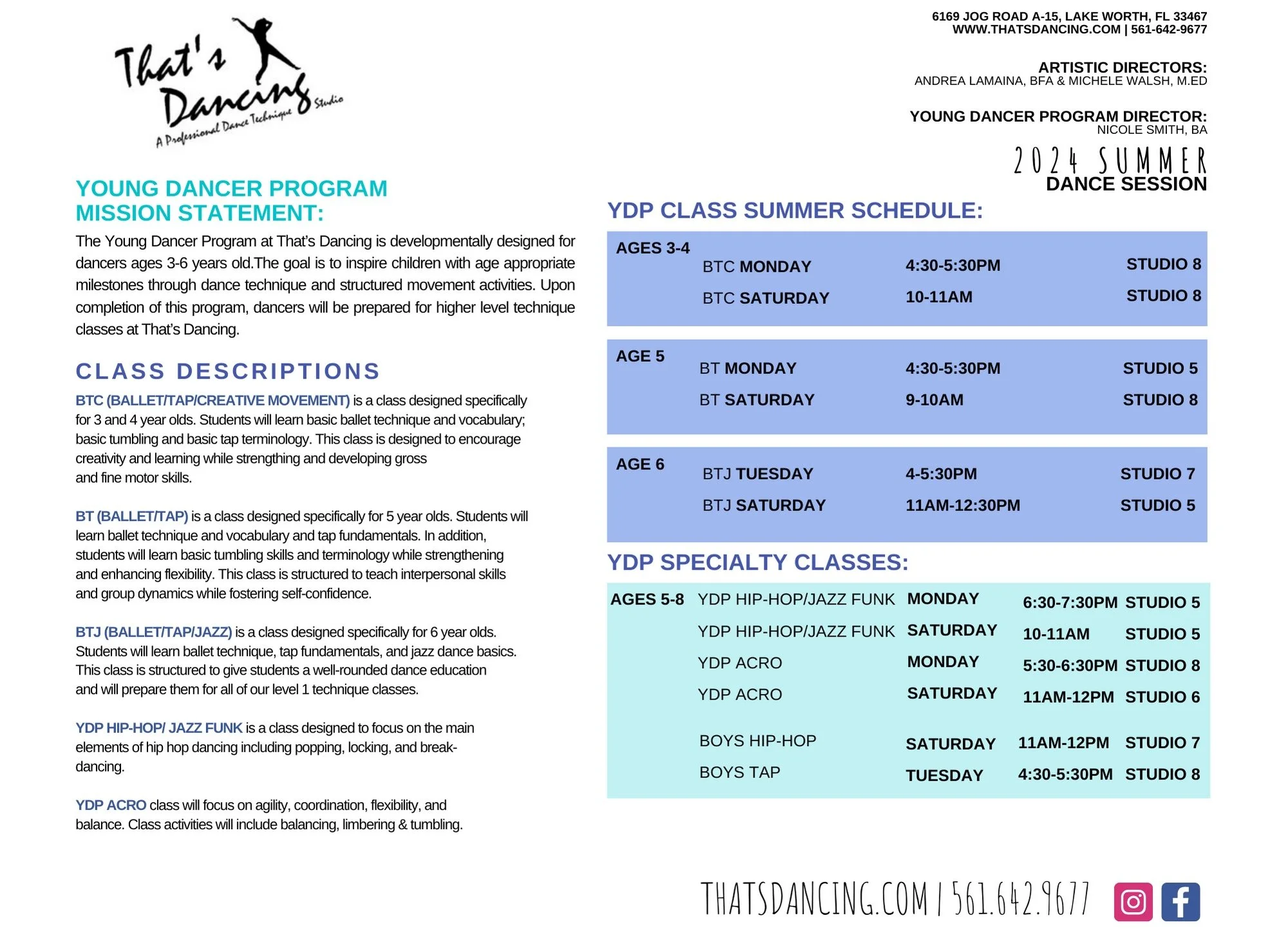 Young Dancer Program — That's Dancing