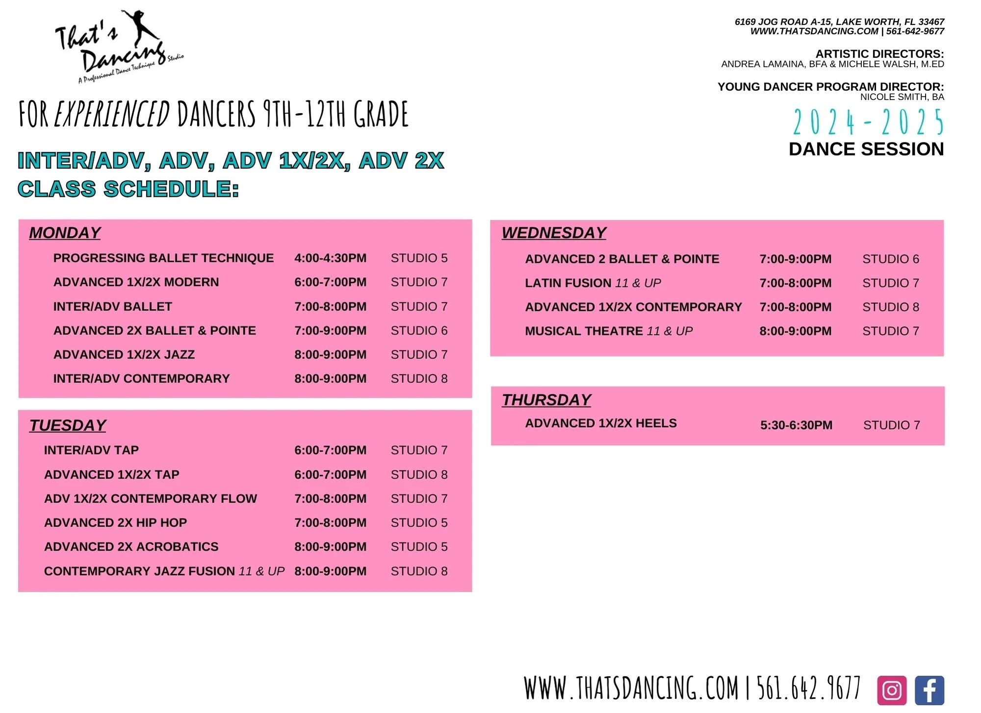 Class Info — That's Dancing