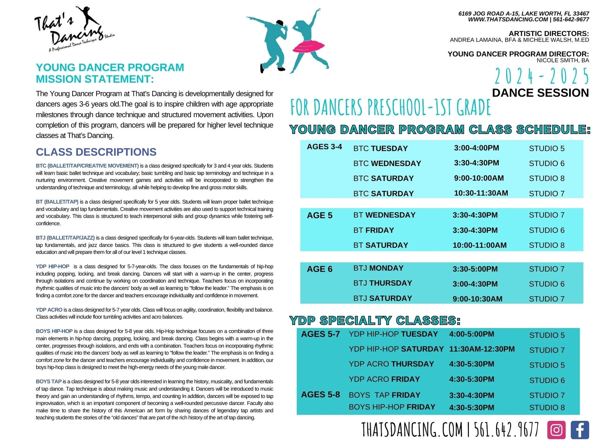 Class Info — That's Dancing