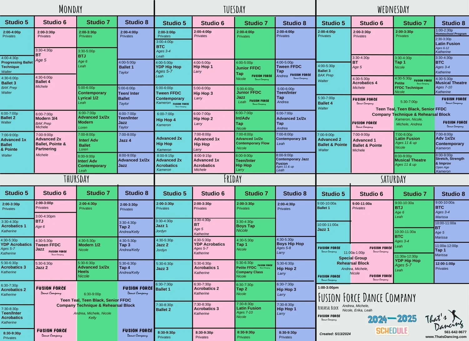 Class Info — That's Dancing