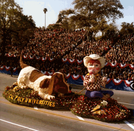 Floats from 1971 - 1980 — Cal Poly Rose Float