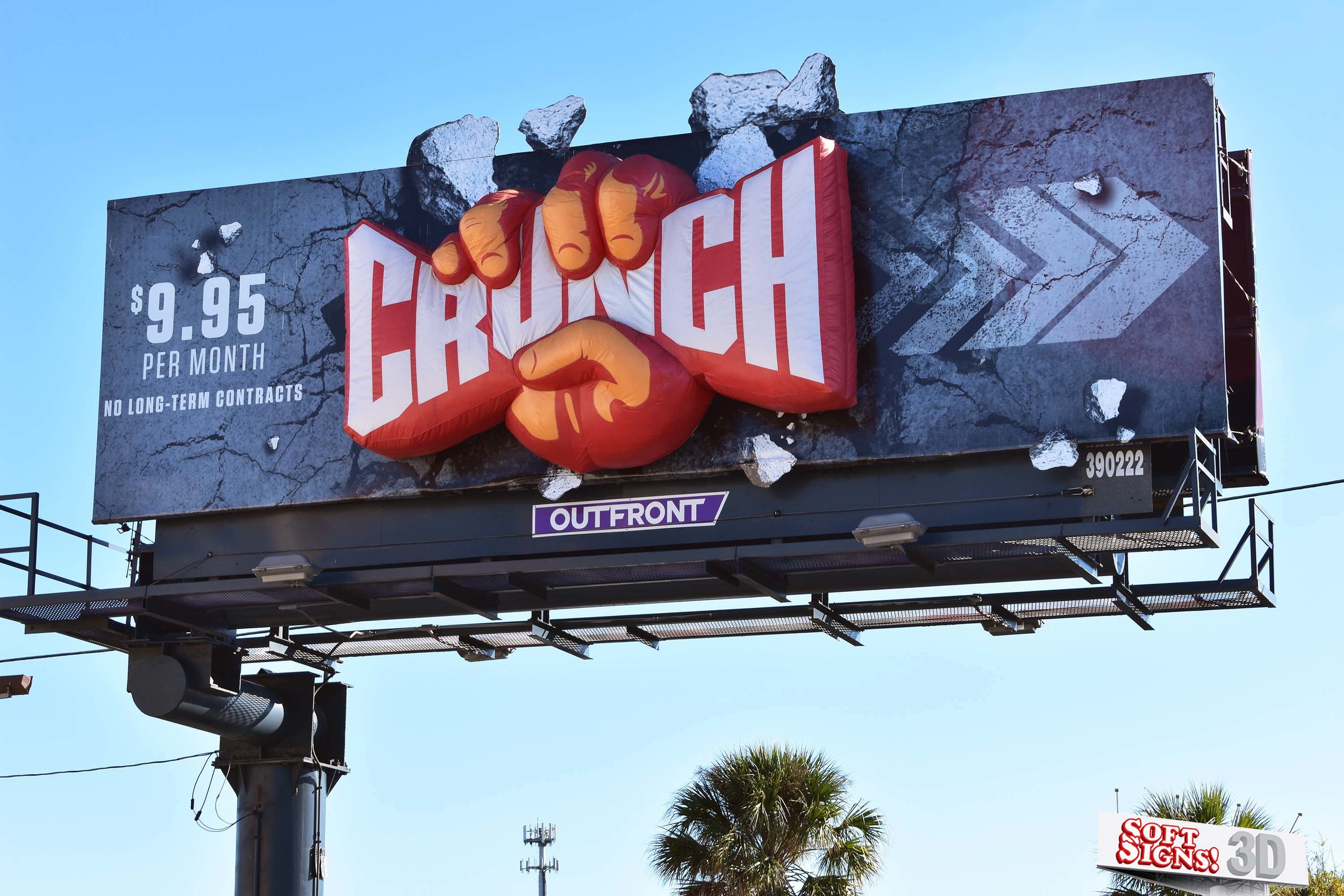 Crunch Fitness — Soft Signs 3D - 3D Billboards - 3D Inflatable ...