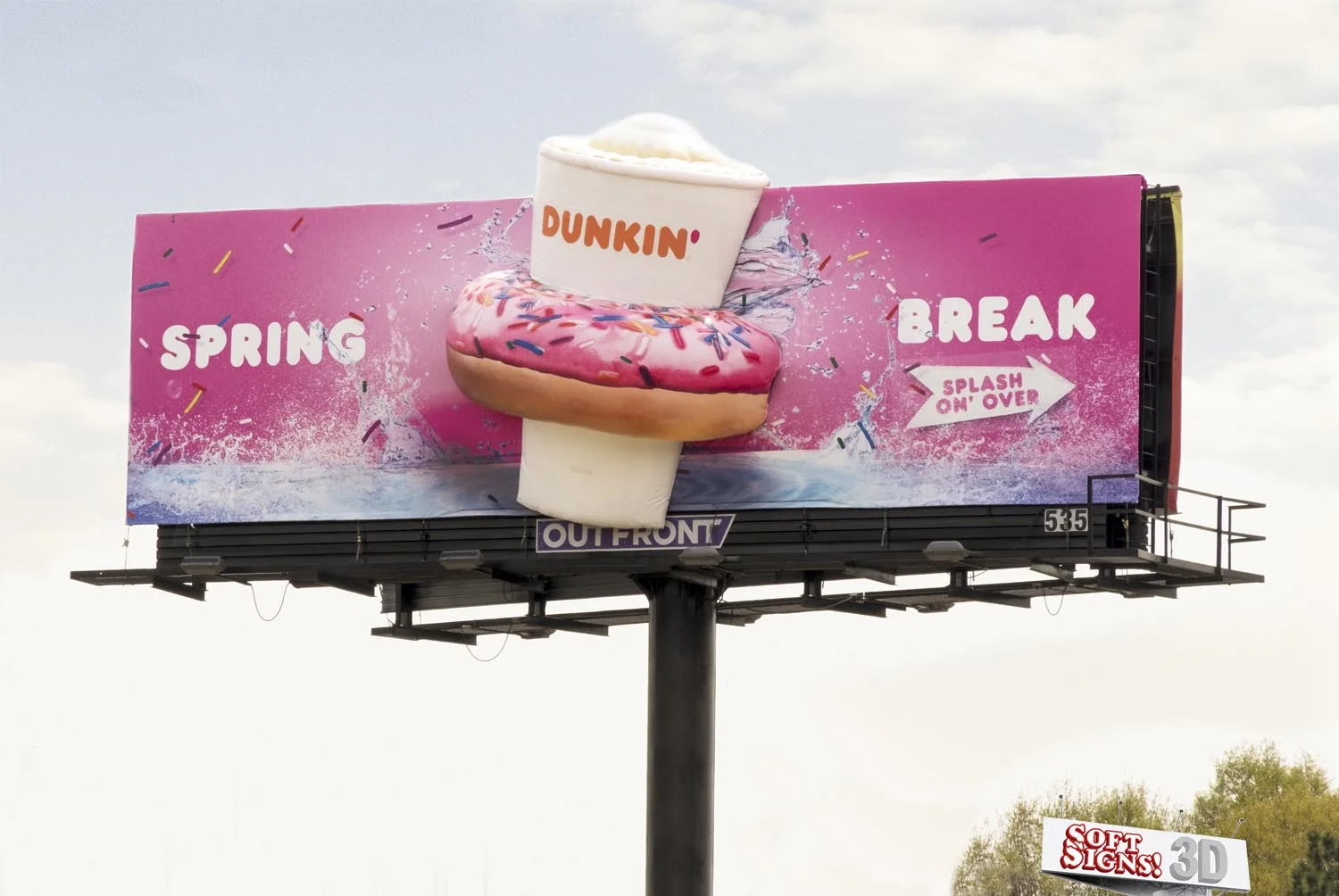 Dunkin Donuts 2 — Soft Signs 3D - 3D Billboards - 3D Inflatable ...