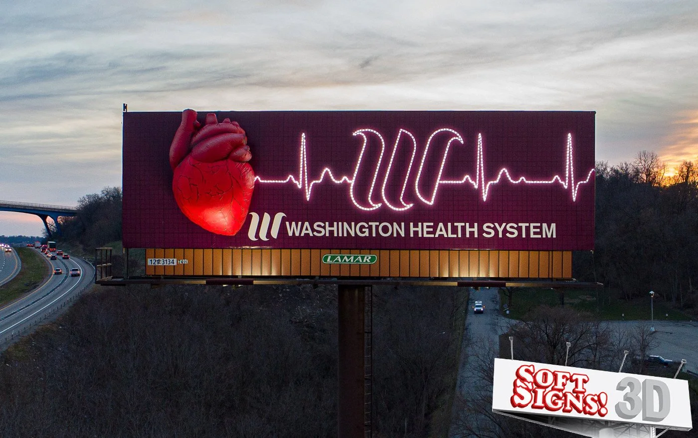 WHS Heart — Soft Signs 3D - 3D Billboards - 3D Inflatable Billboards ...