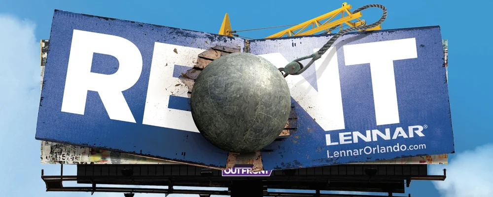 Lennar Wrecking Ball — Soft Signs 3D - 3D Billboards - 3D Inflatable ...