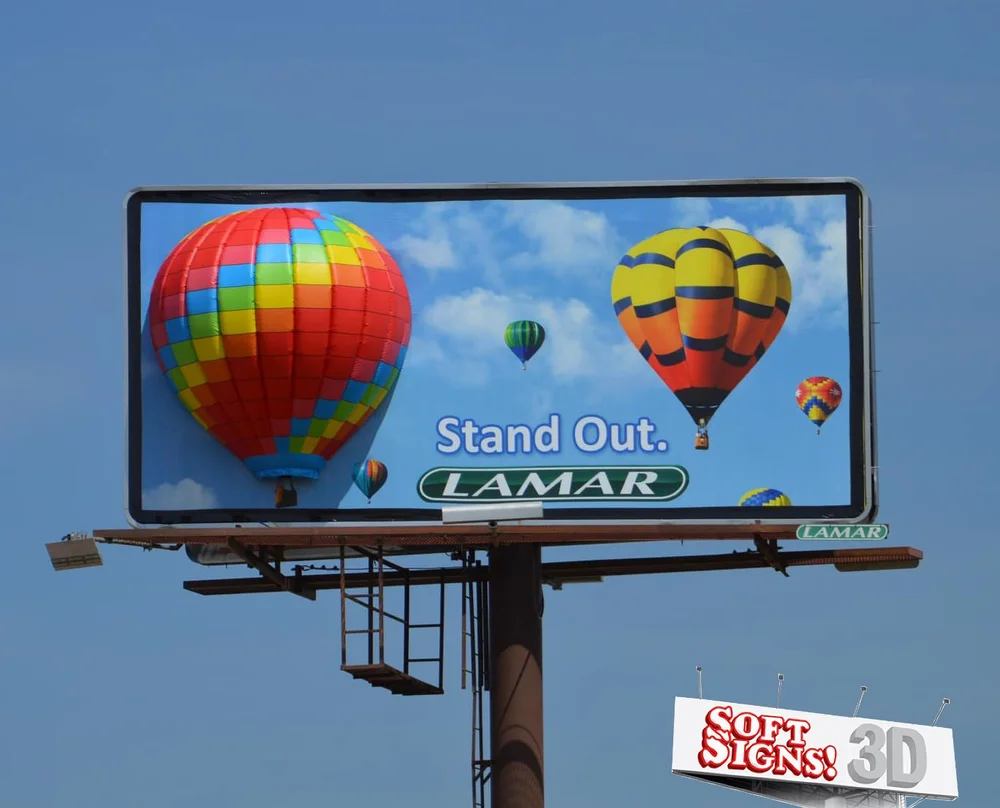 Lamar Hot Air Balloon — Soft Signs 3D - 3D Billboards - 3D Inflatable ...