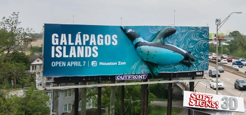 Houston Penguin — Soft Signs 3D - 3D Billboards - 3D Inflatable ...