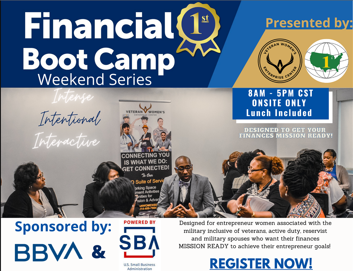 Veteran Women's Enterprise Center (VWEC) ) is to help women veteran owned businesses scale for ...