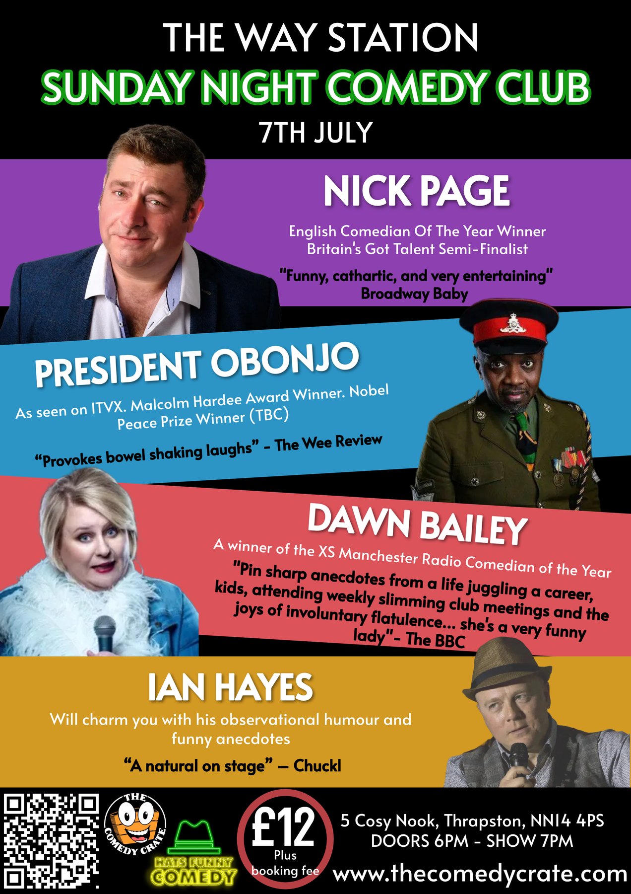 Buy Comedy Crate Tickets — The Comedy Crate