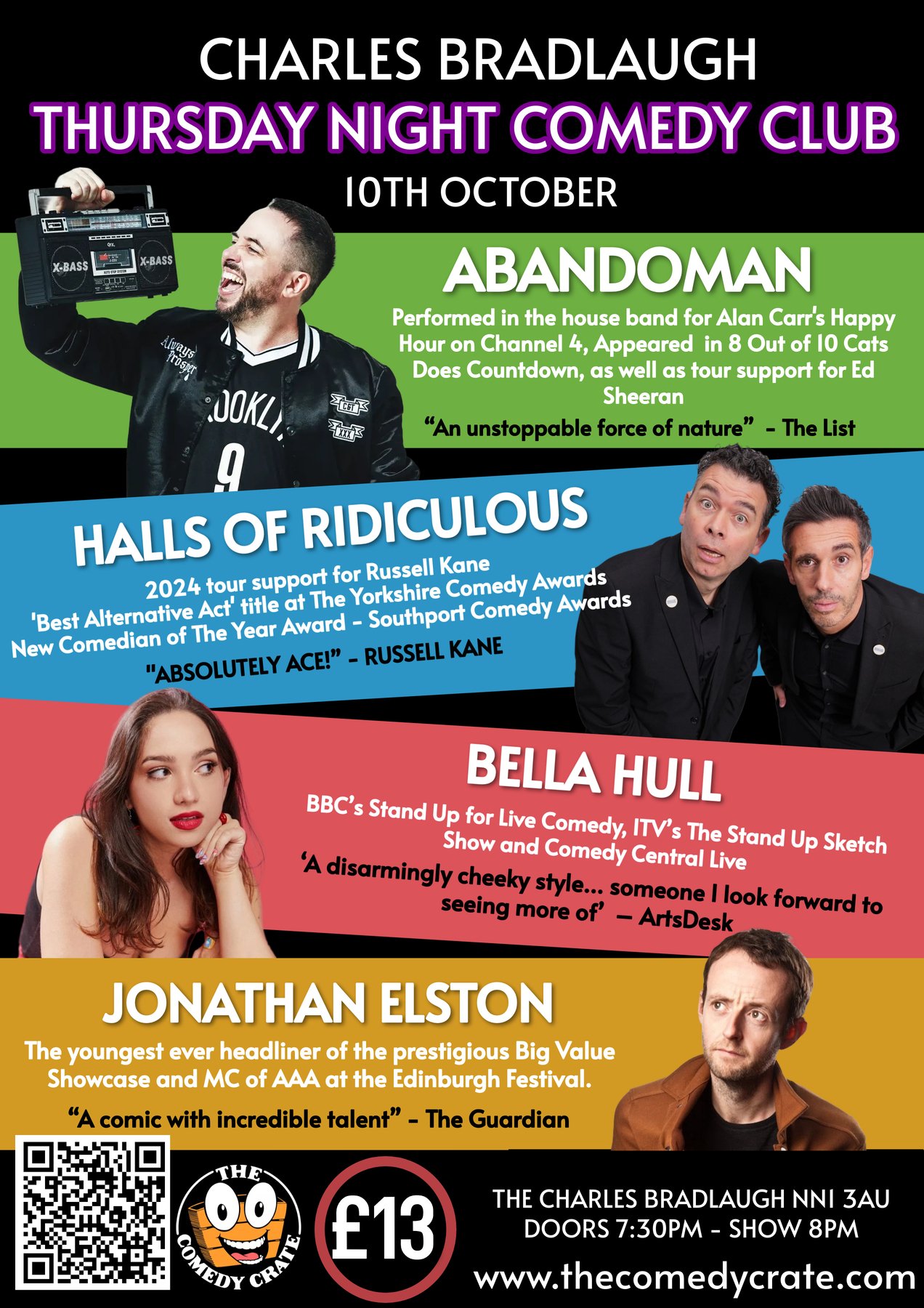 Buy Comedy Crate Tickets — The Comedy Crate