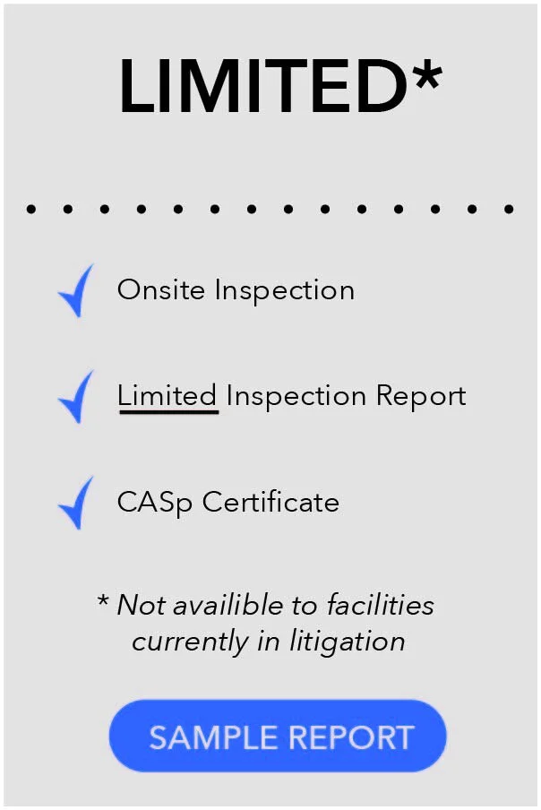 Pricing Plans — CASp Inspections | ADA Compliance