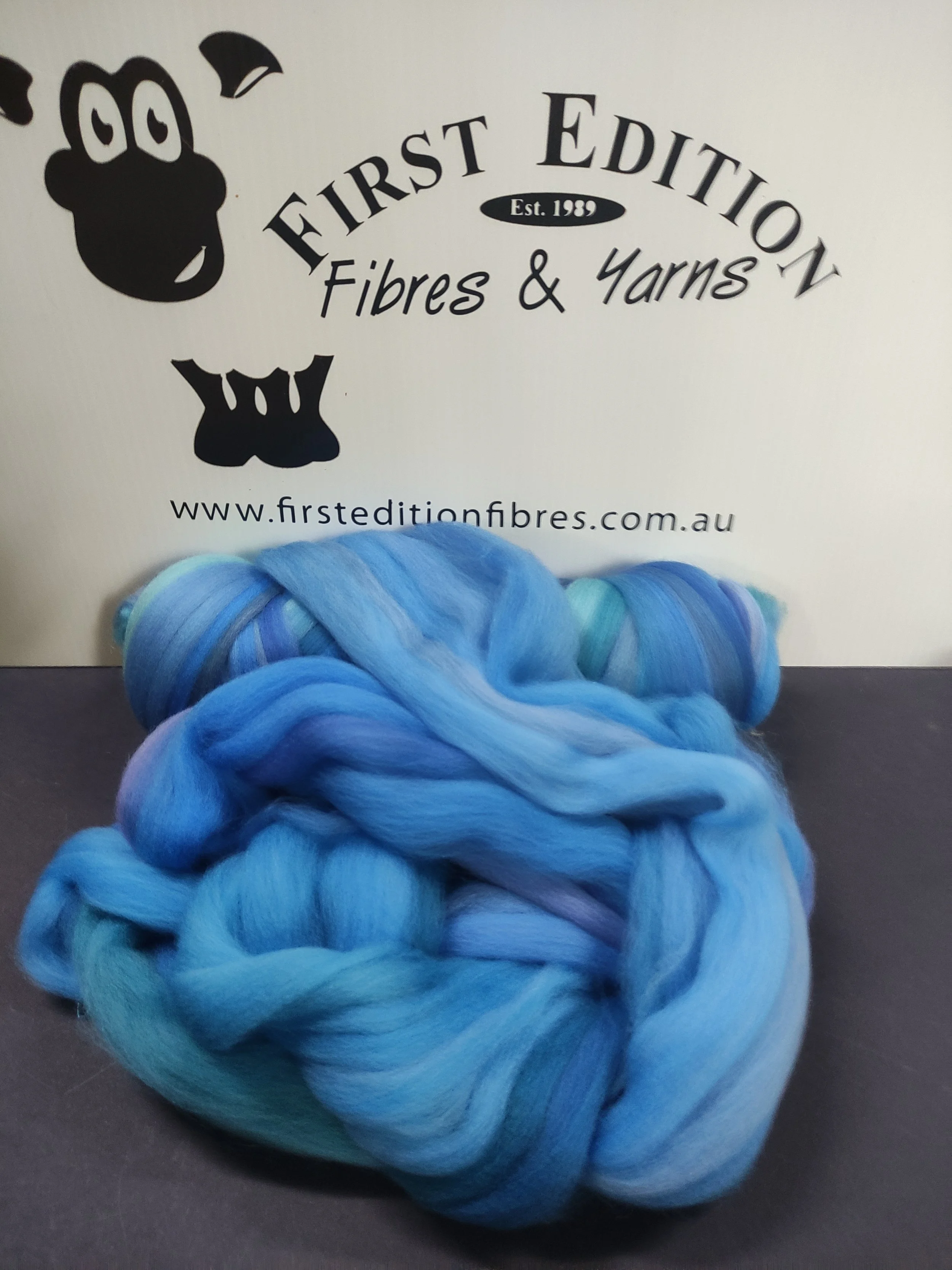 Random Dyed Merino Top — First Edition Fibres and Yarns