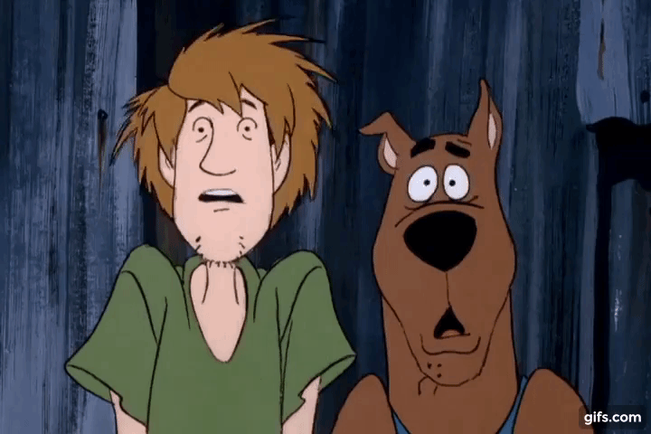 Scooby Doo Scared Gif