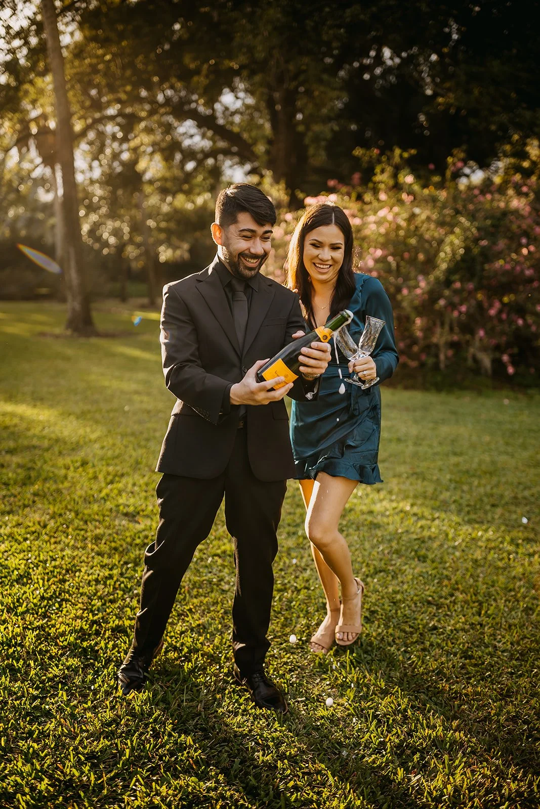 Nicole + Jonathan's Bok Tower Gardens Engagement Session — Rad Red ...