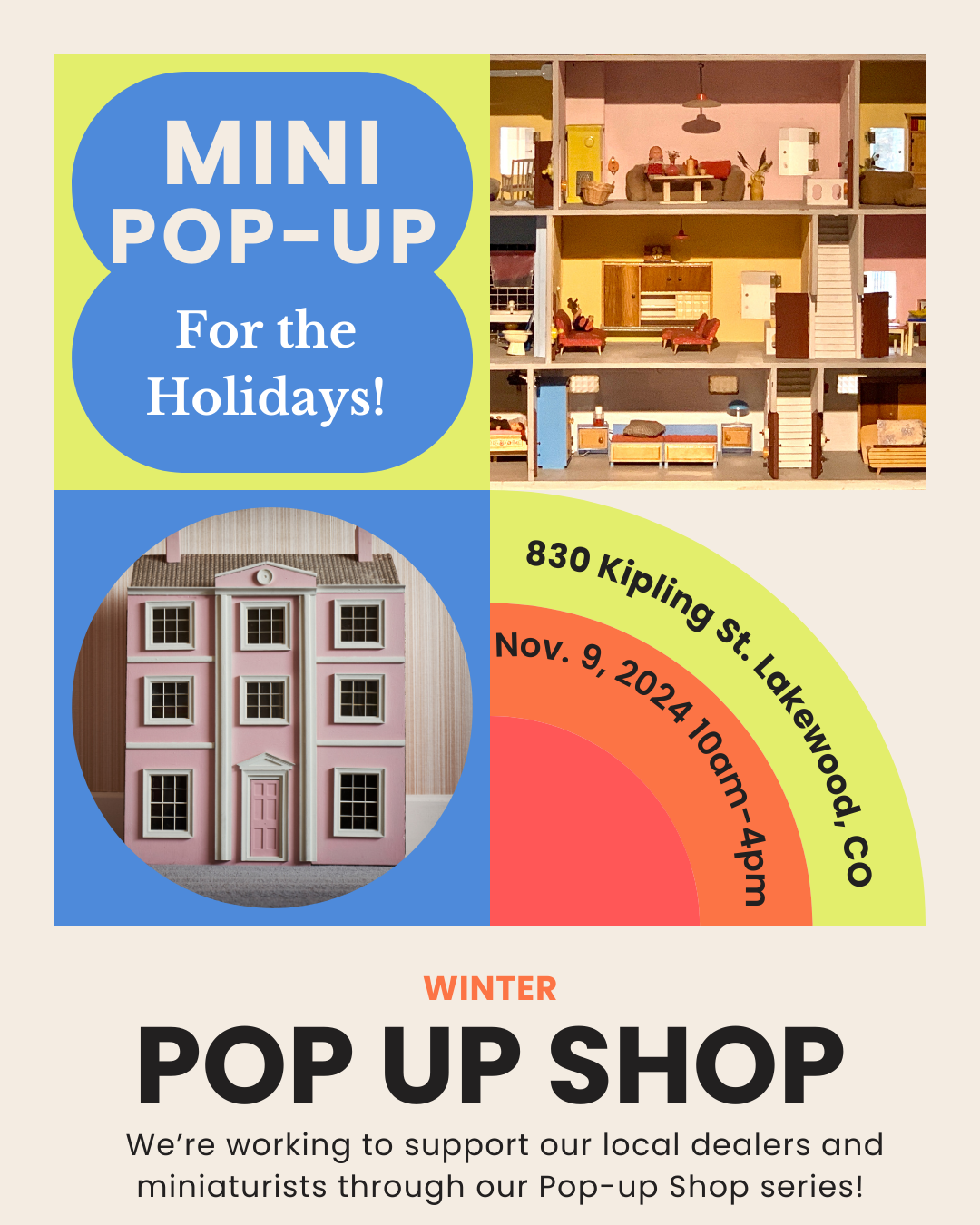 Canceled due to Snow Winter Pop Up Shop! — Denver Museum of Miniatures ...