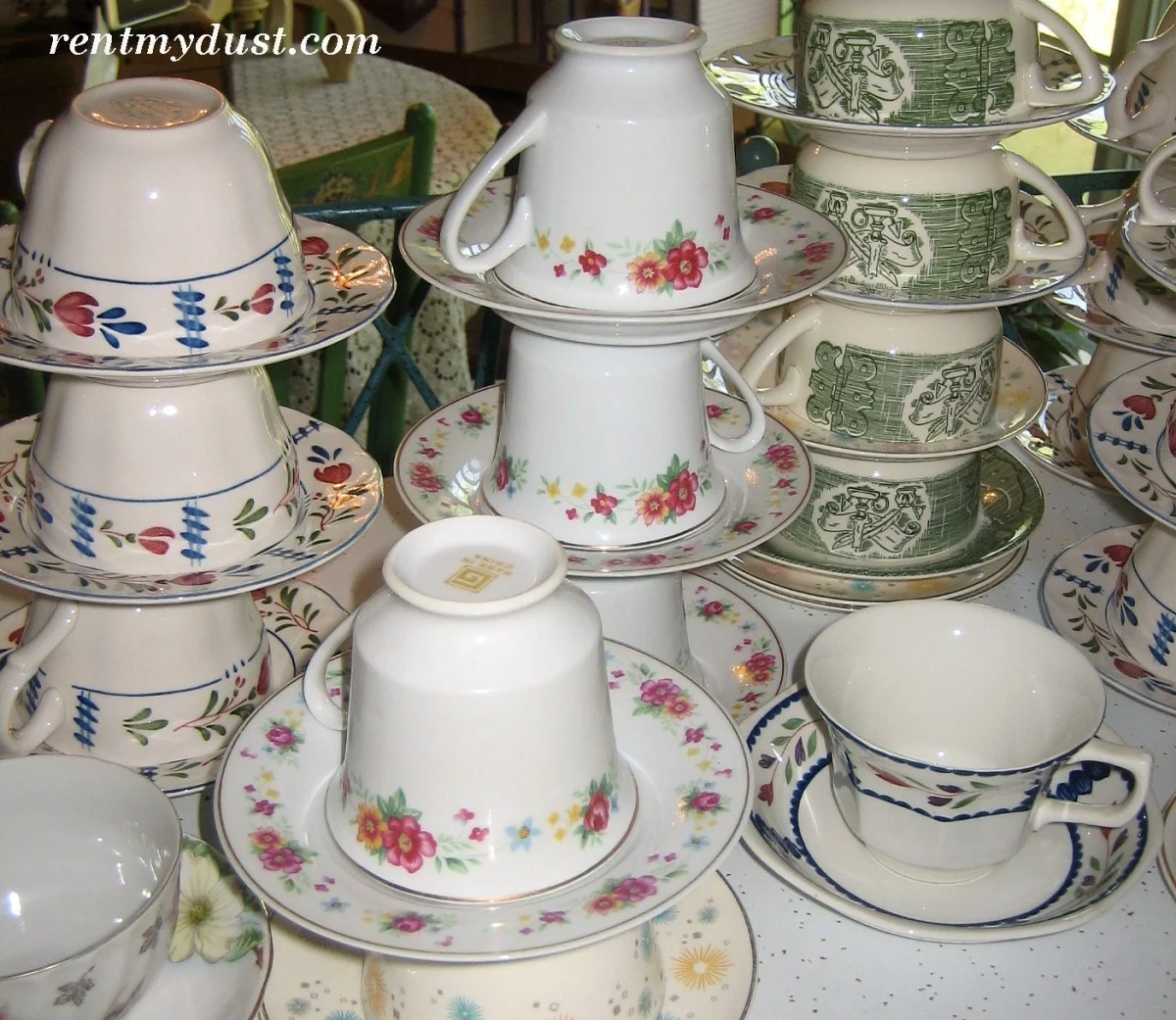 Teacups With Saucers