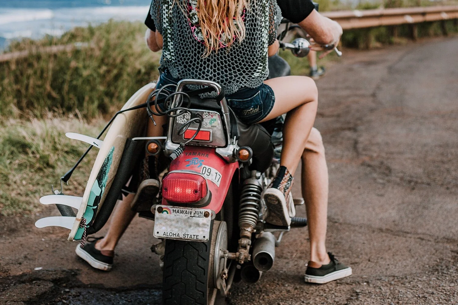 Motorcycling and Surfing in Maui, Hawaii, Driving the Road to Hana near ...