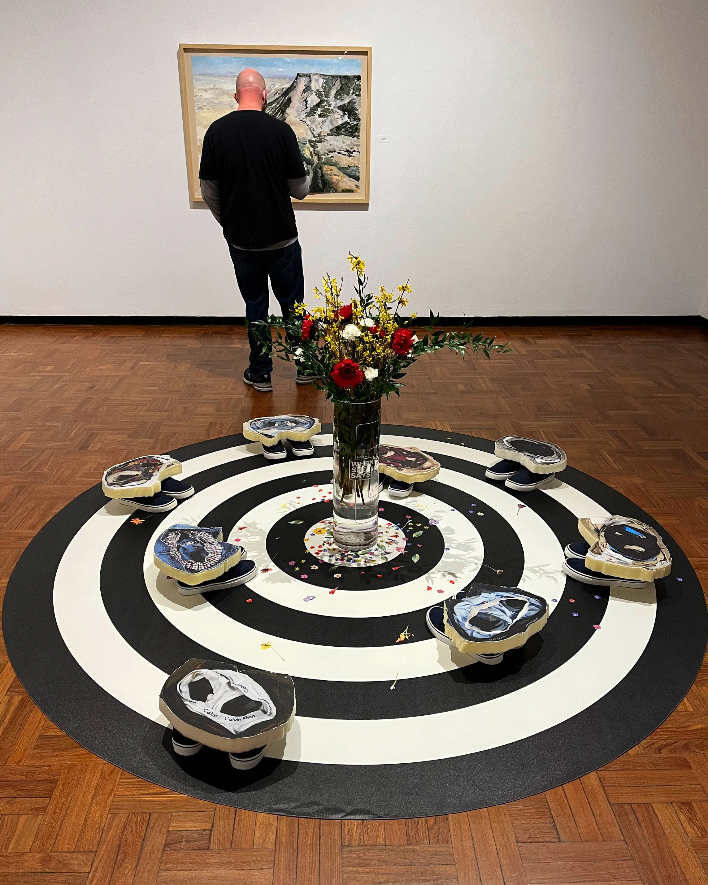 Art Burned Canvas by Artist Ed Barr — EDBARR