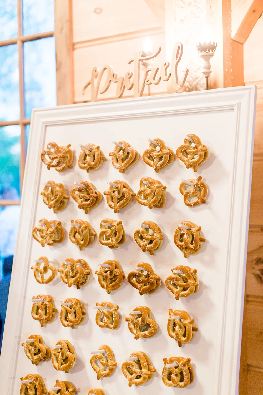 Pretzel Wall | Tasty Stations By Stacy