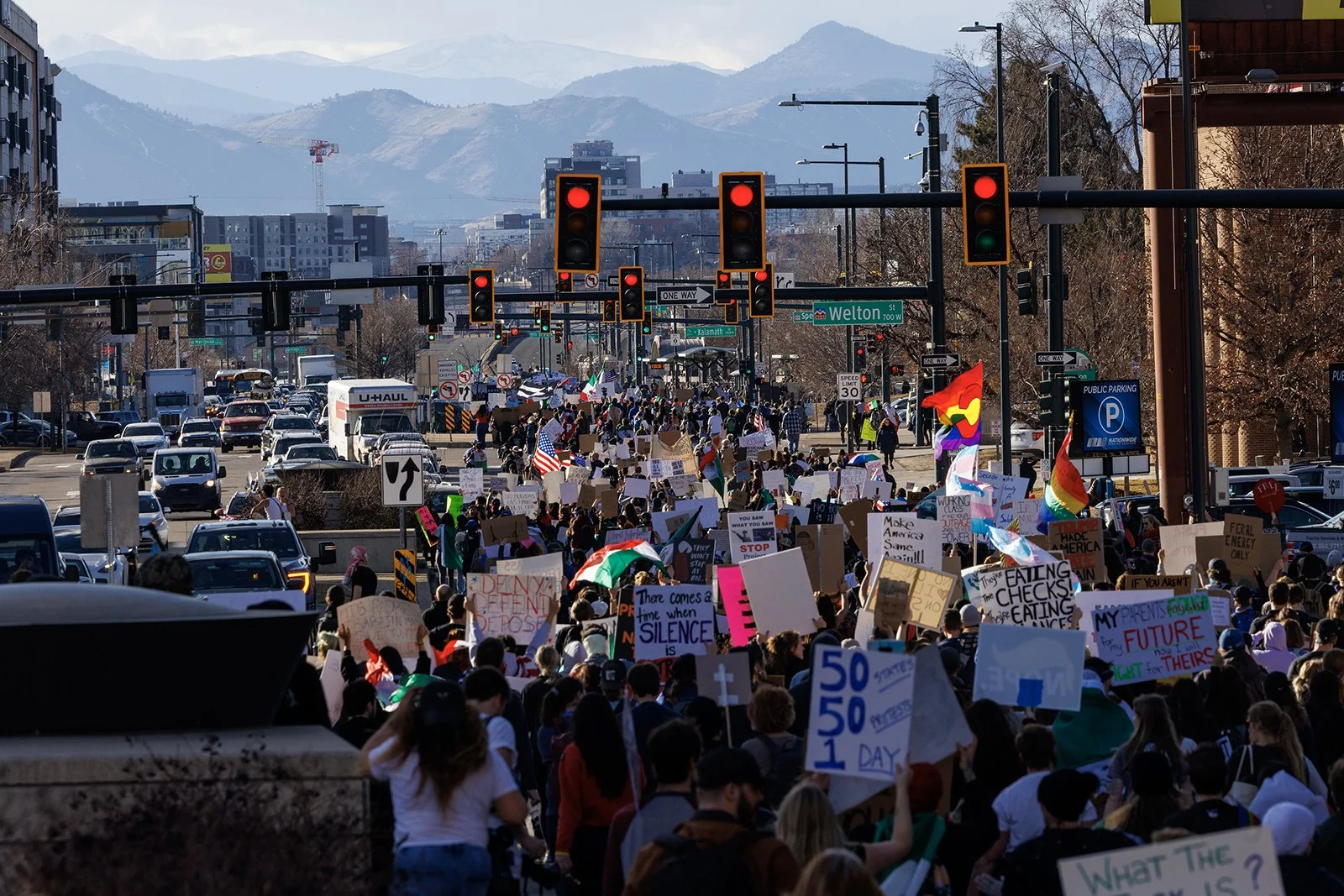 Denver Joins Nationwide 50501 Protests: Thousands Rally for Justice ...