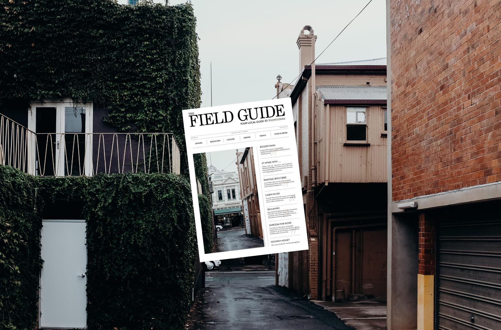 The Field Guide's winter newspaper is out now. — The Field Guide