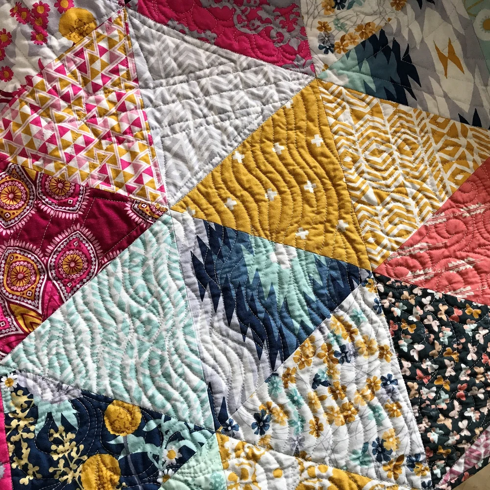 Mein Triangularity-Quilt — SpulenTango