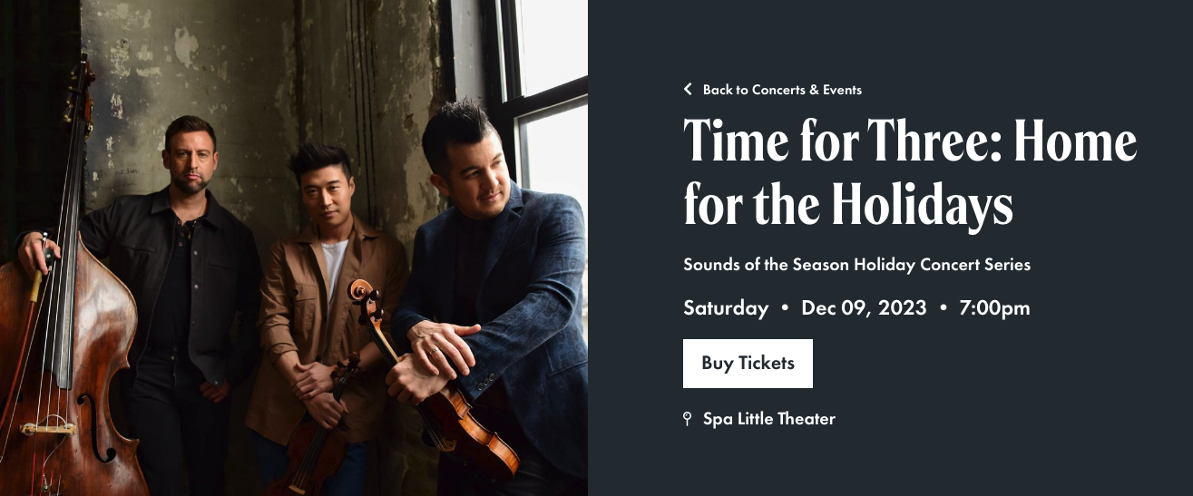 Shows — Time For Three