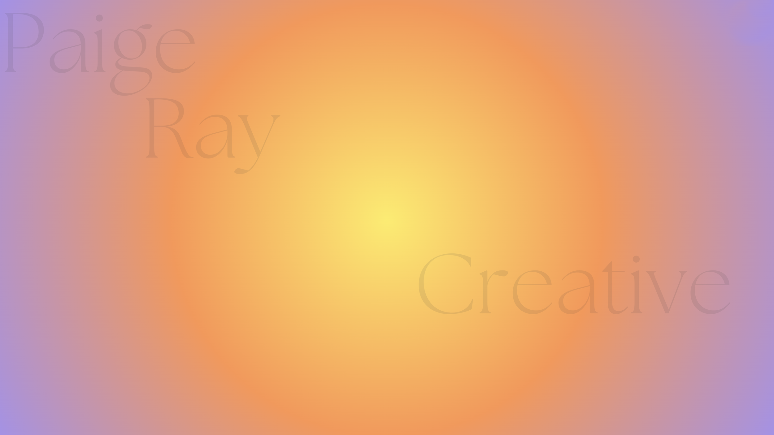 Paige Ray Creative Agency