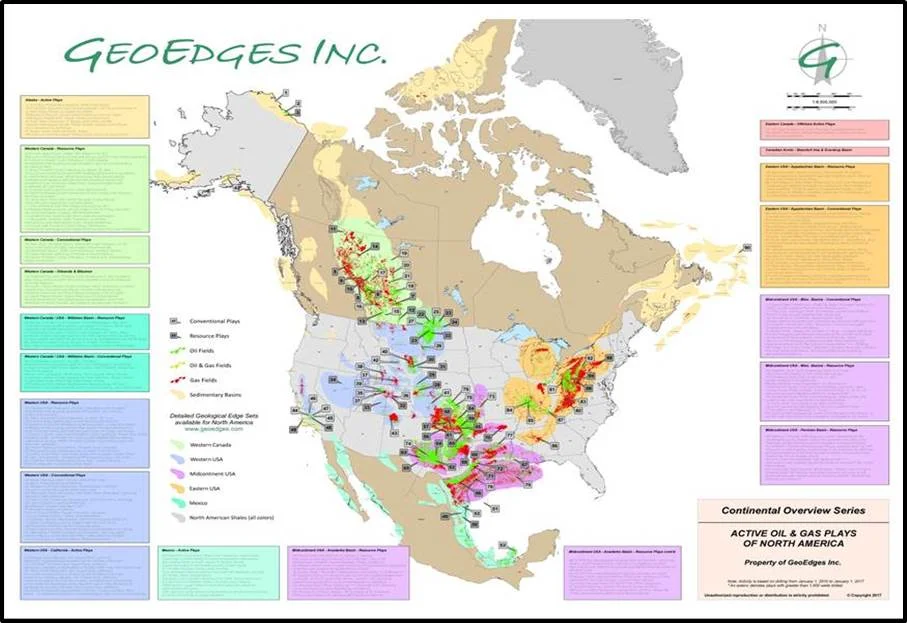 Continental Overview Series: Active Oil and Gas Plays of North America ...