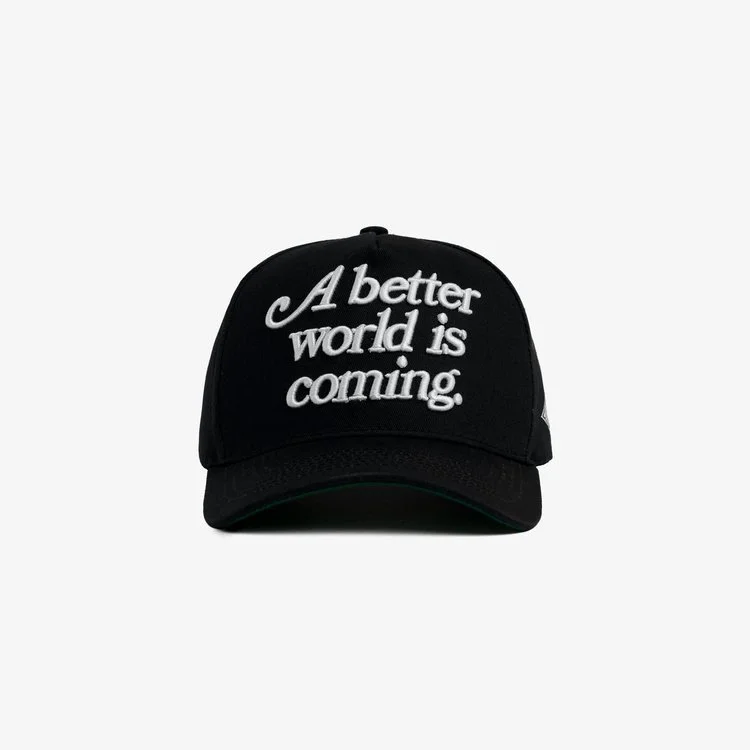 VISIONARY SOCIETY CROTCHET BREW HATS AND “A BETTER WORLD IS COMING” CAP ...