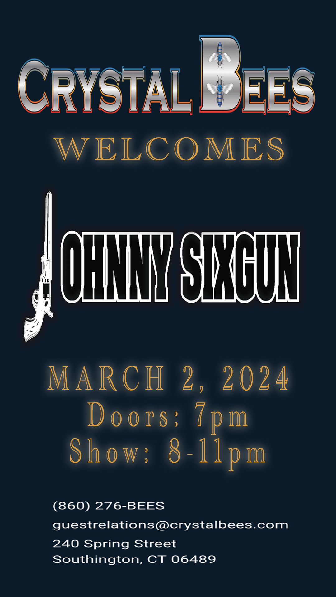 Johnny Sixgun Band - Show Dates — Johnny Six Gun Band