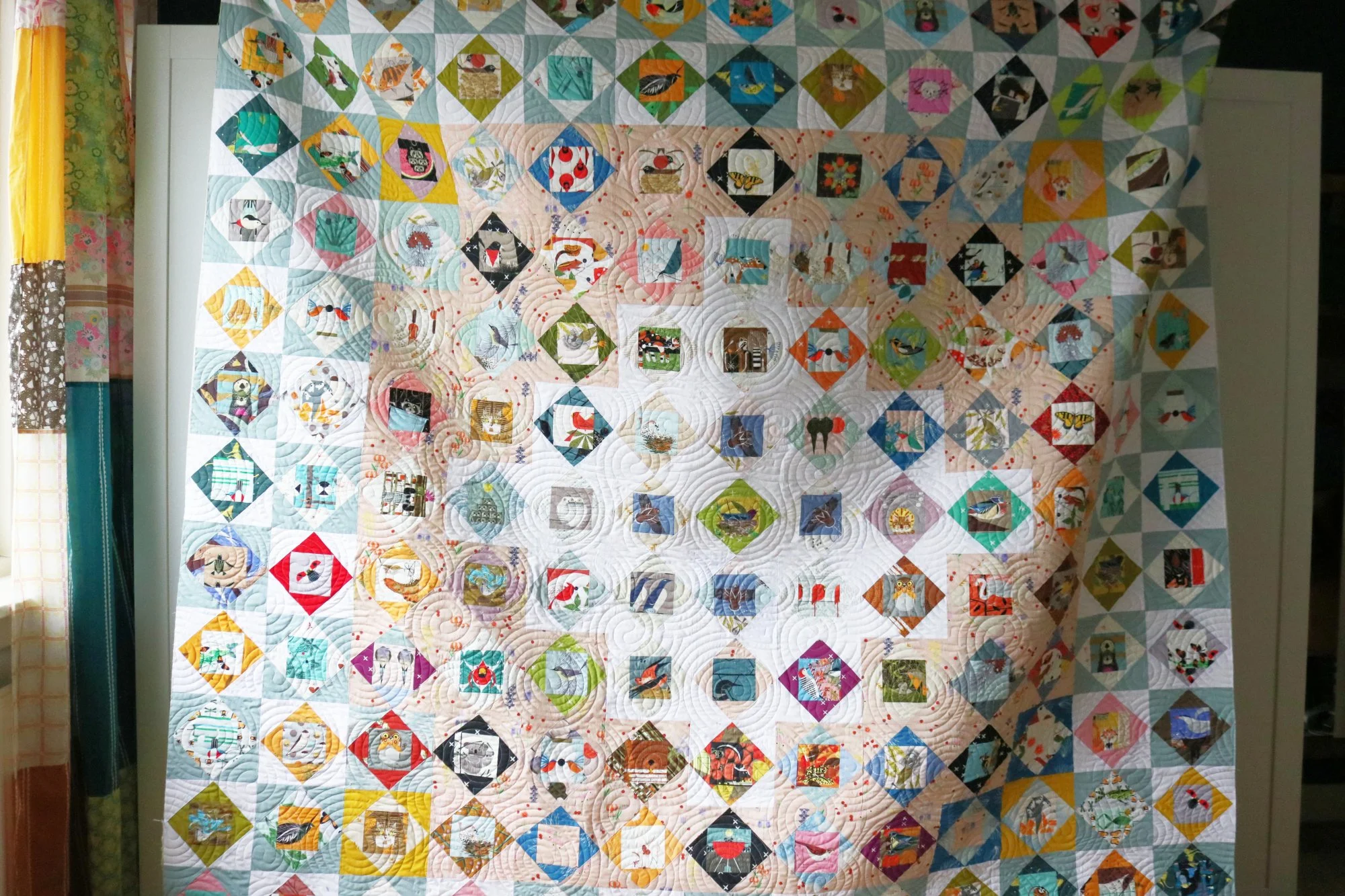 in the Quilting Studio, no. 46 — Stitched in Color