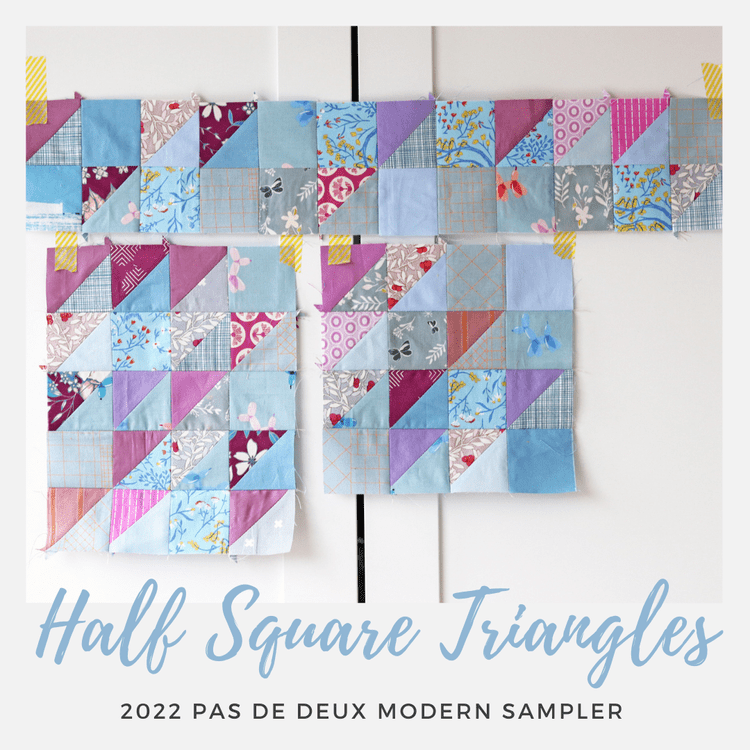 HST + Circle Squares, January's sewing is here! — Stitched in Color