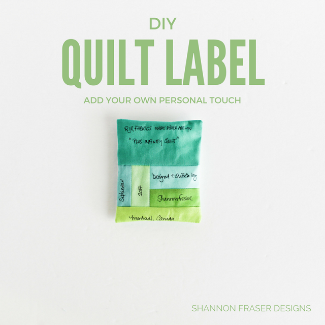 easy Quilt Labels — Stitched in Color