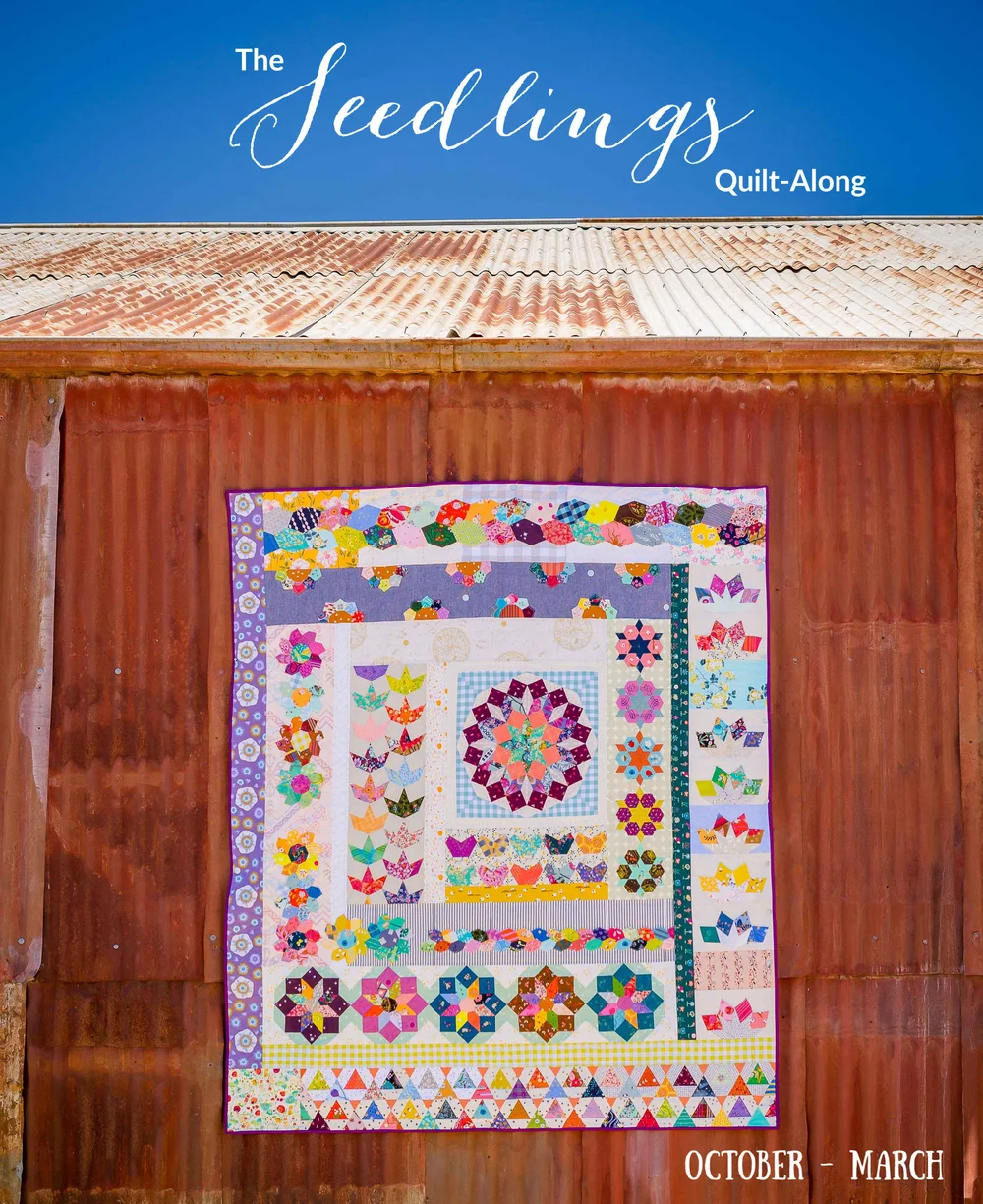 Lavender Blue quilt — Stitched in Color