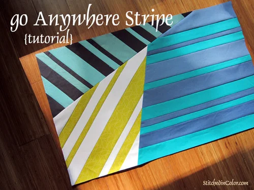 go Anywhere Stripe tutorial — Stitched in Color