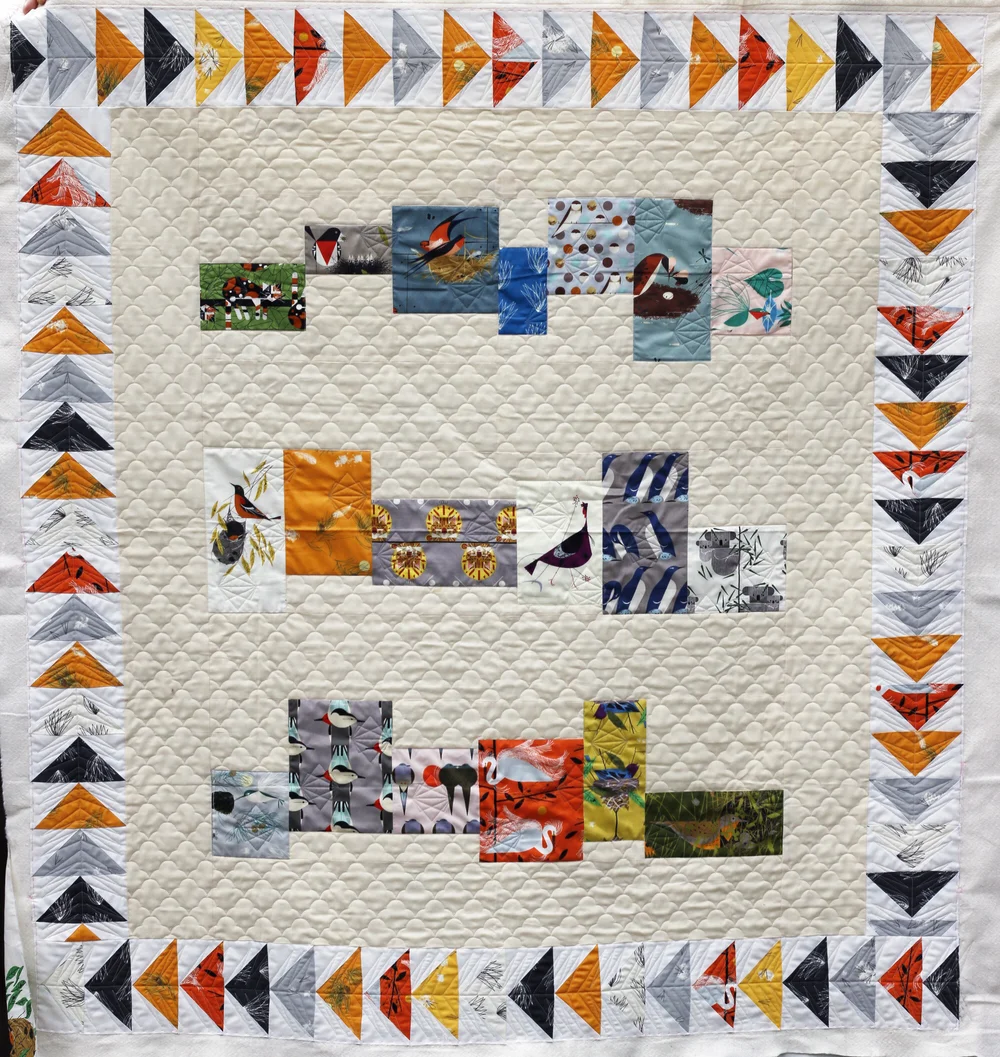 In the Quilting Studio, No. 15 — Stitched in Color
