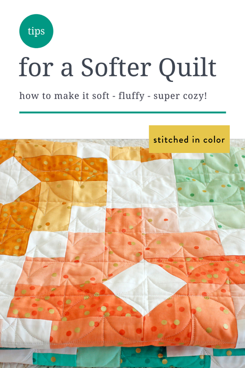 how to make a Soft, Cuddly Quilt — Stitched in Color