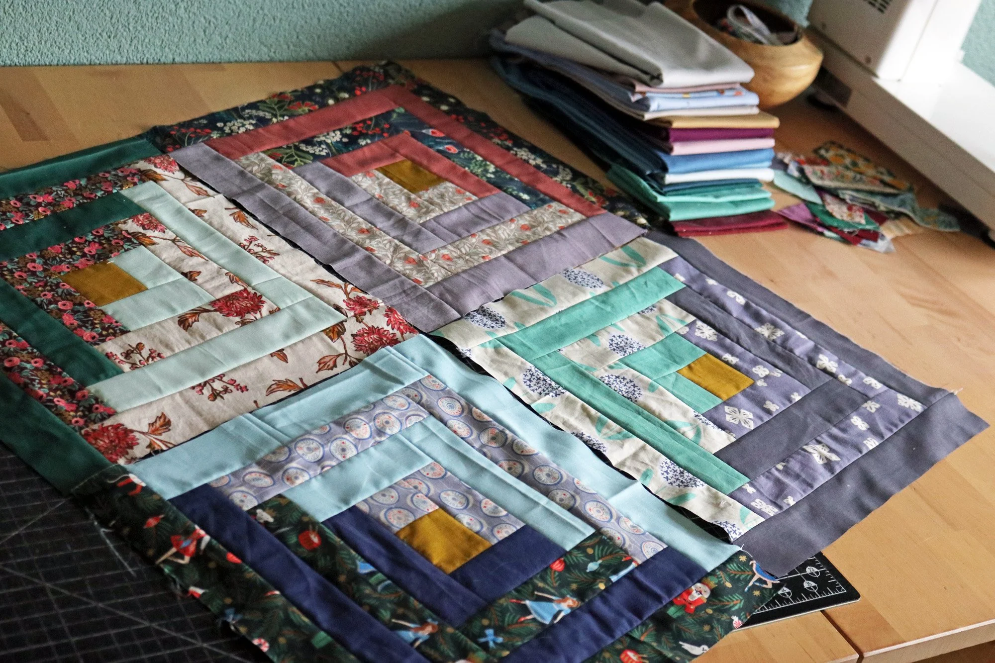 Circus Cabin: Week 2 Blocks — Stitched in Color
