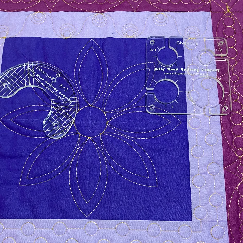 cultivating a Medallion Flower — Stitched in Color