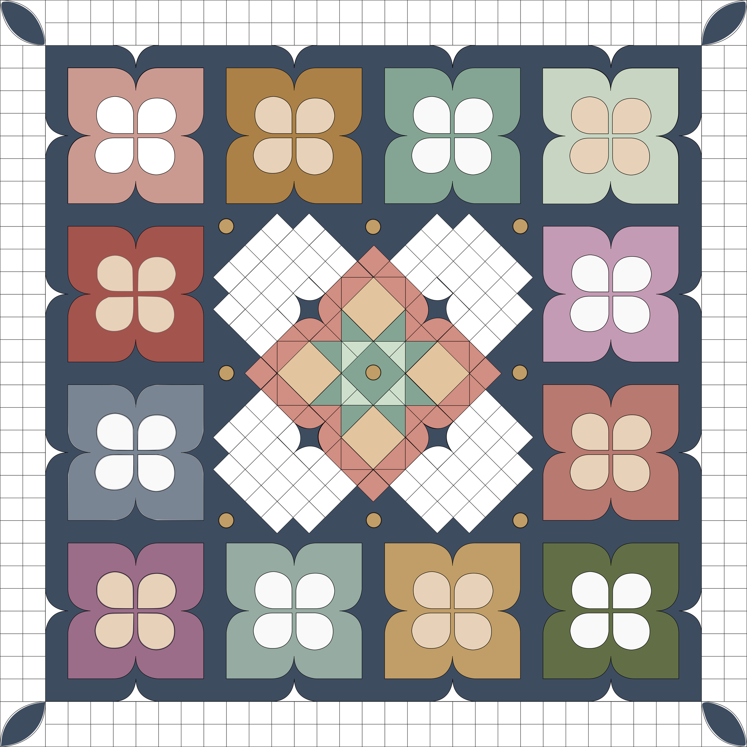 Colorsheet! Nineteen Thirty quilt — Stitched in Color