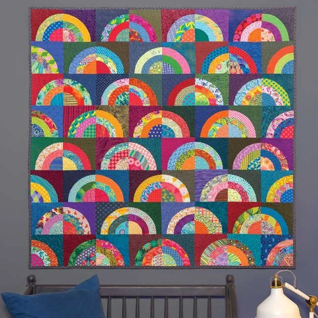 Rainbow Patchwork pattern round-up — Stitched in Color