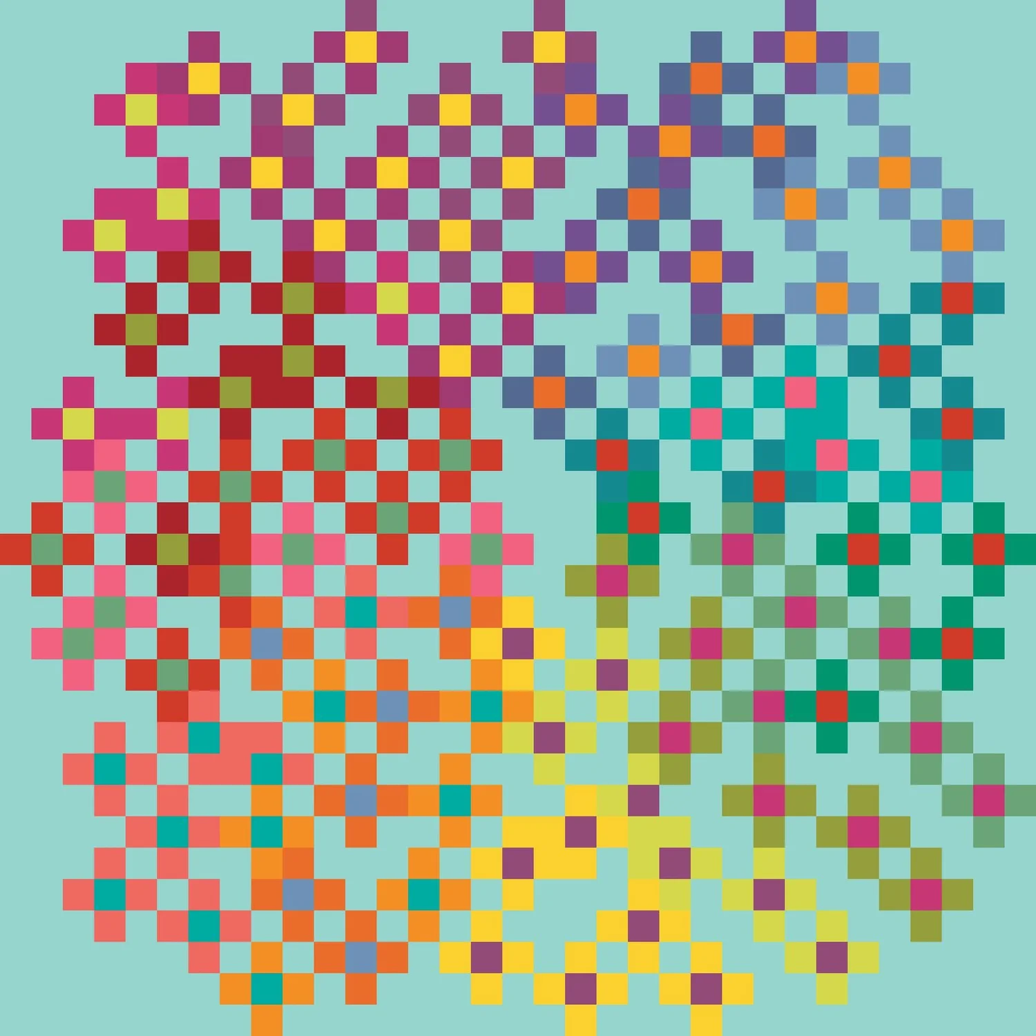 Rainbow Over Head quilt + pattern — Stitched in Color