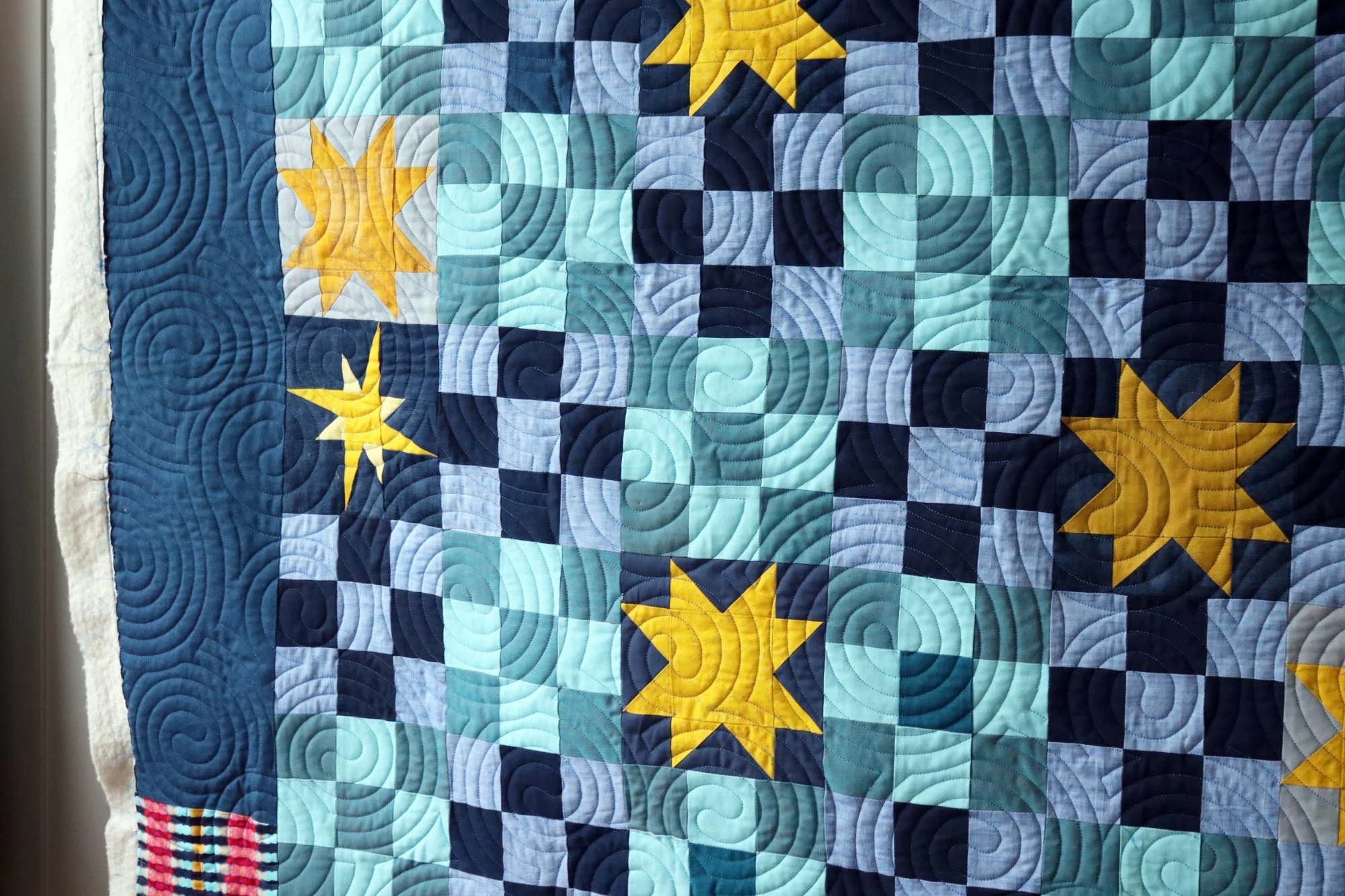 in the Quilting Studio, no. 47 — Stitched in Color
