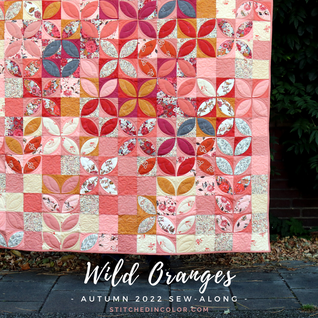 Wild Oranges: Sew Quadrant 1 — Stitched in Color