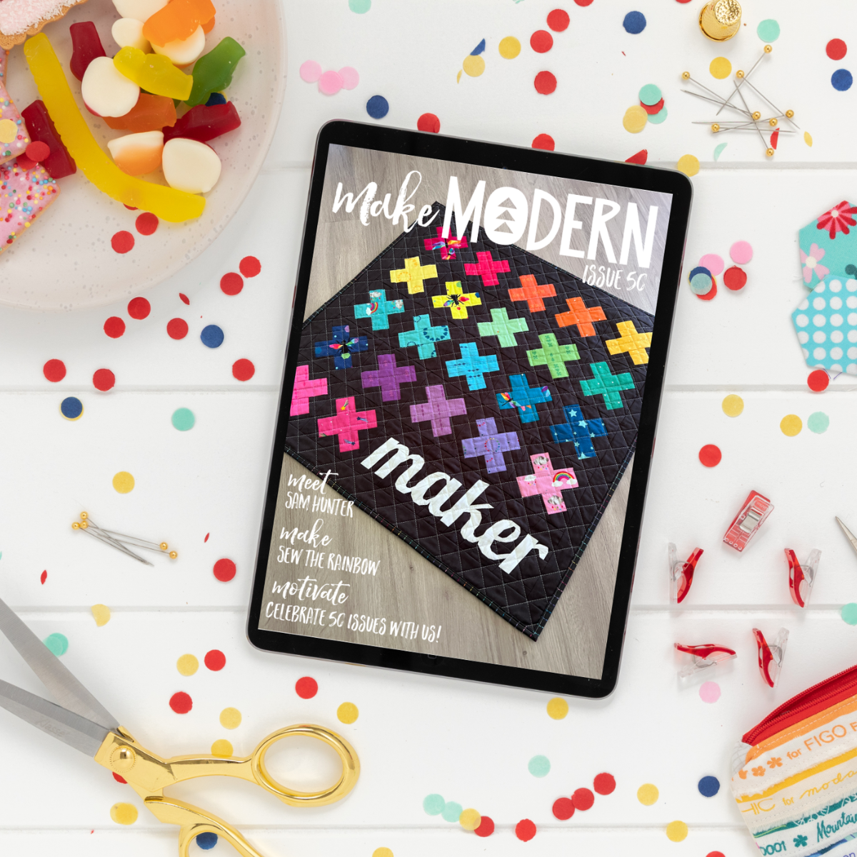 Make Modern - New Issue Day! — Stitched in Color
