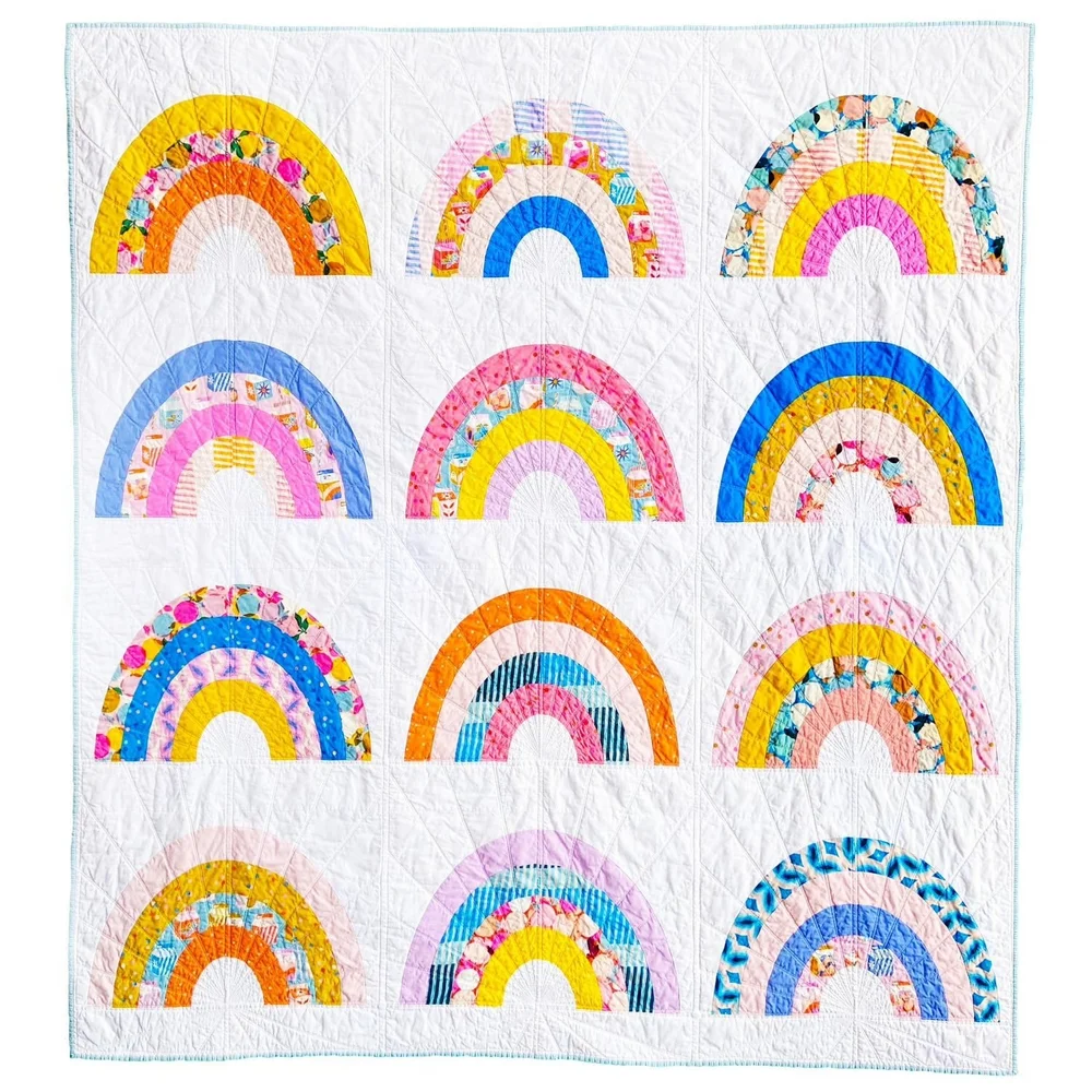 Rainbow Patchwork pattern round-up — Stitched in Color